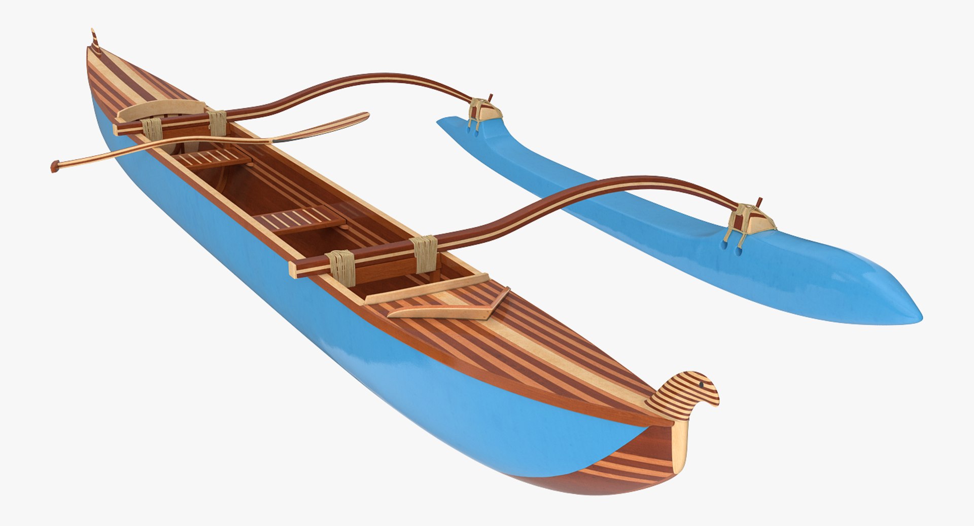 Outrigger Canoe 3D Model - TurboSquid 1277953