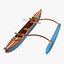 Outrigger Canoe 3D Model - TurboSquid 1277953