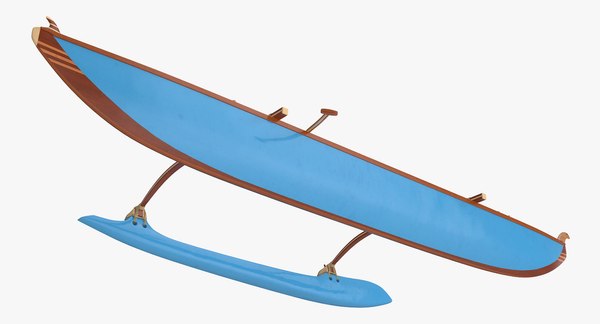 Outrigger canoe 3D model - TurboSquid 1277953