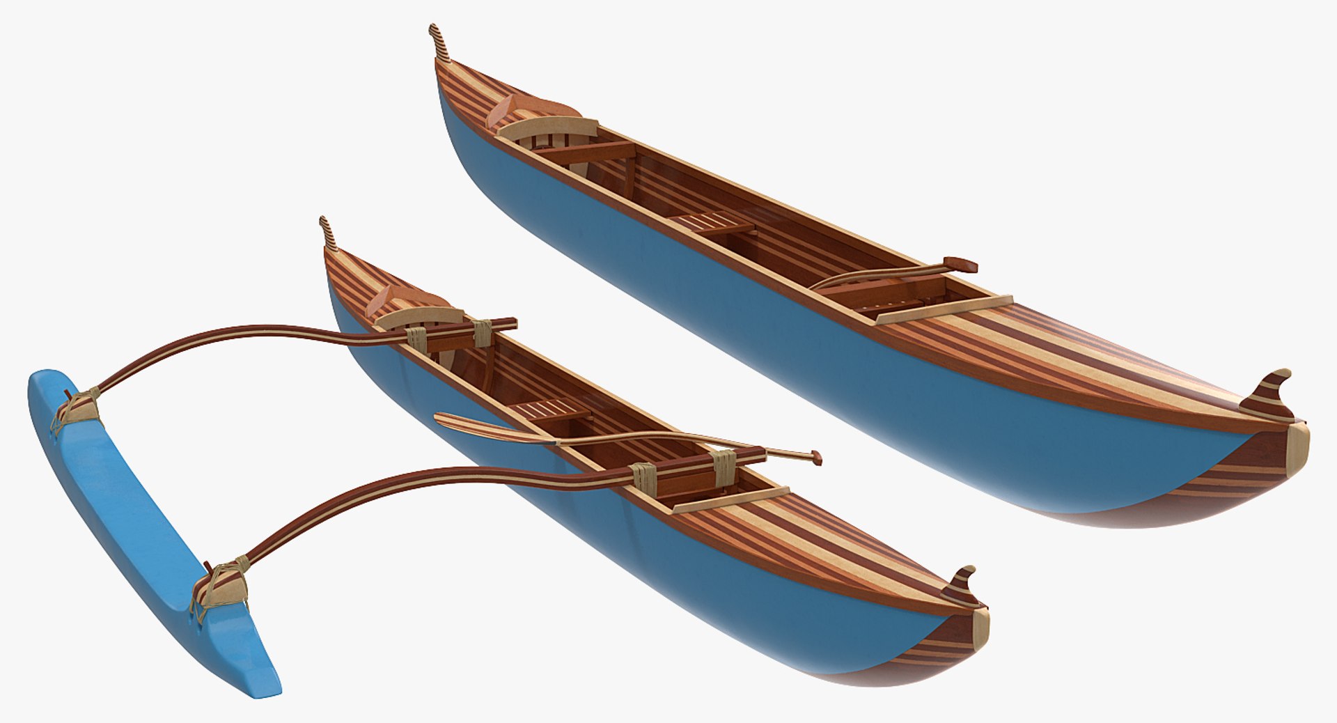 Outrigger Canoe 3D Model - TurboSquid 1277953