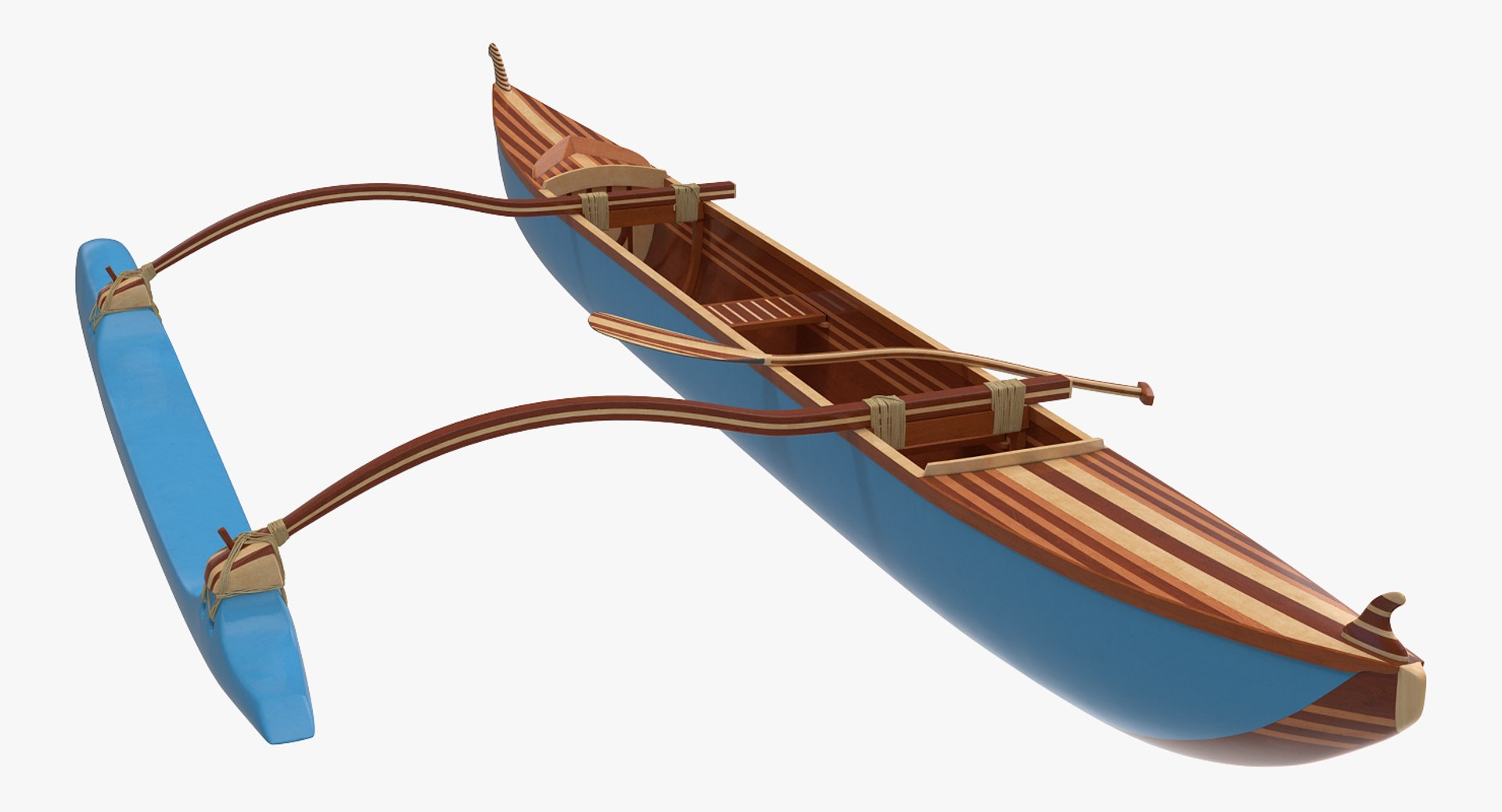 Outrigger Canoe 3D Model - TurboSquid 1277953