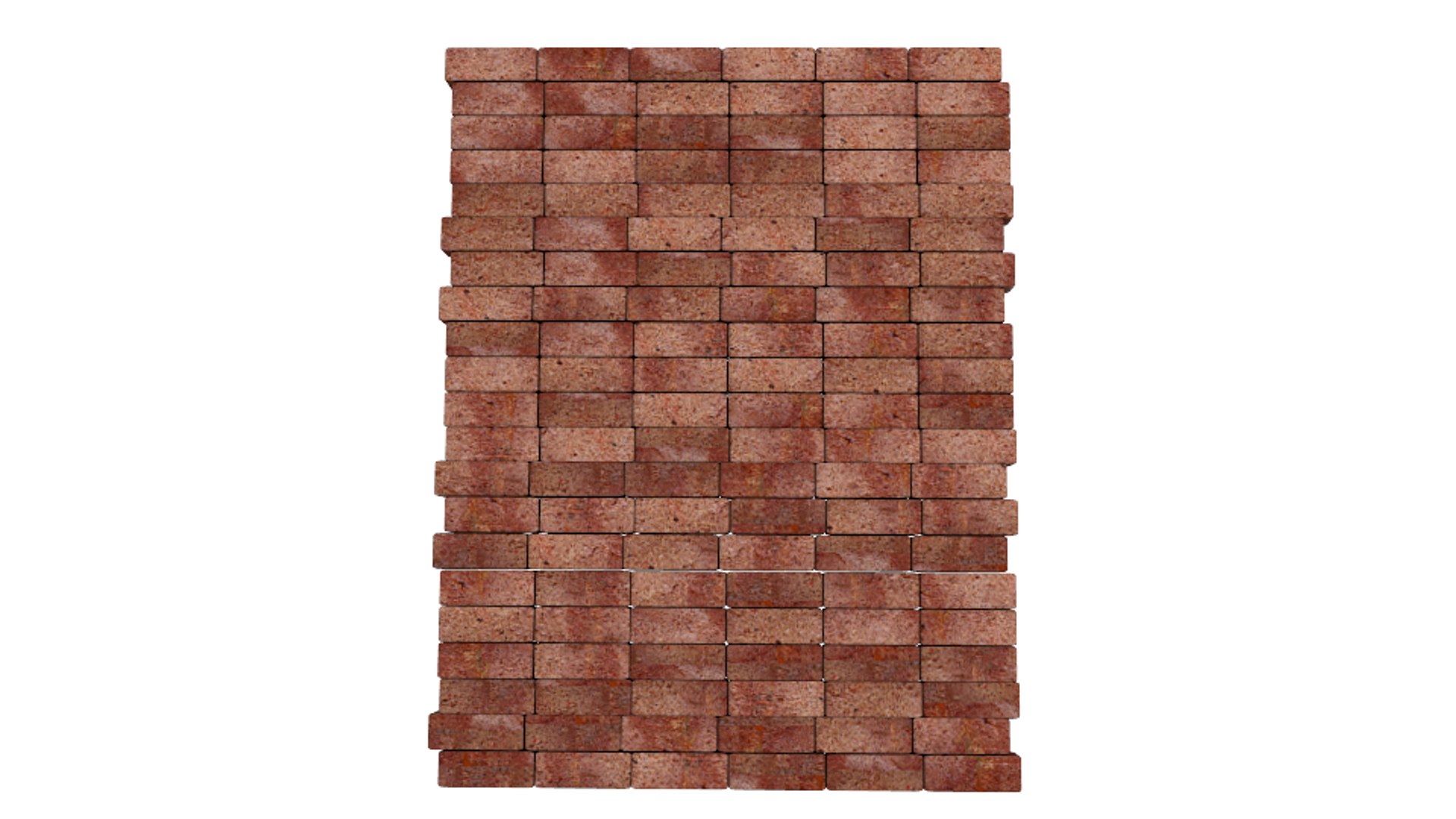Brick Wall 3d Obj