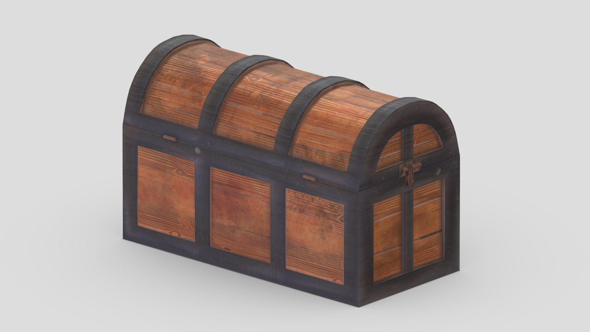 Treasure Chest Box 07 Low Poly PBR Realistic 3D Model - TurboSquid 1996036