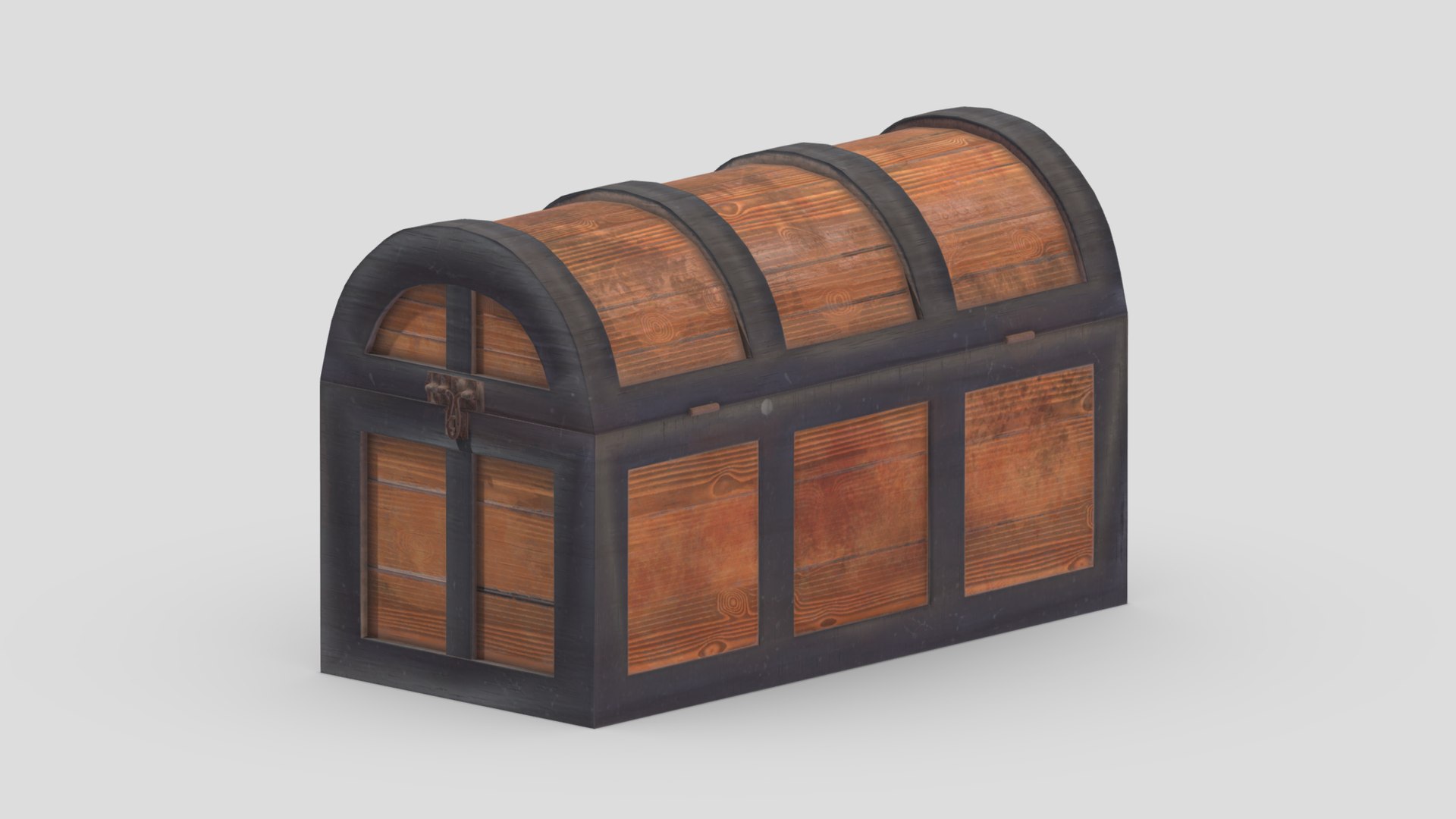 Treasure Chest Box 07 Low Poly PBR Realistic 3D Model - TurboSquid 1996036