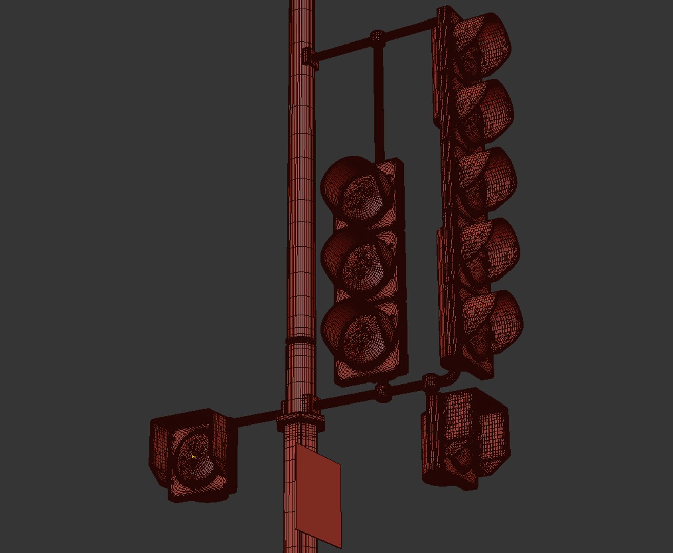 3D Realistic Traffic Lights Model - TurboSquid 1379182