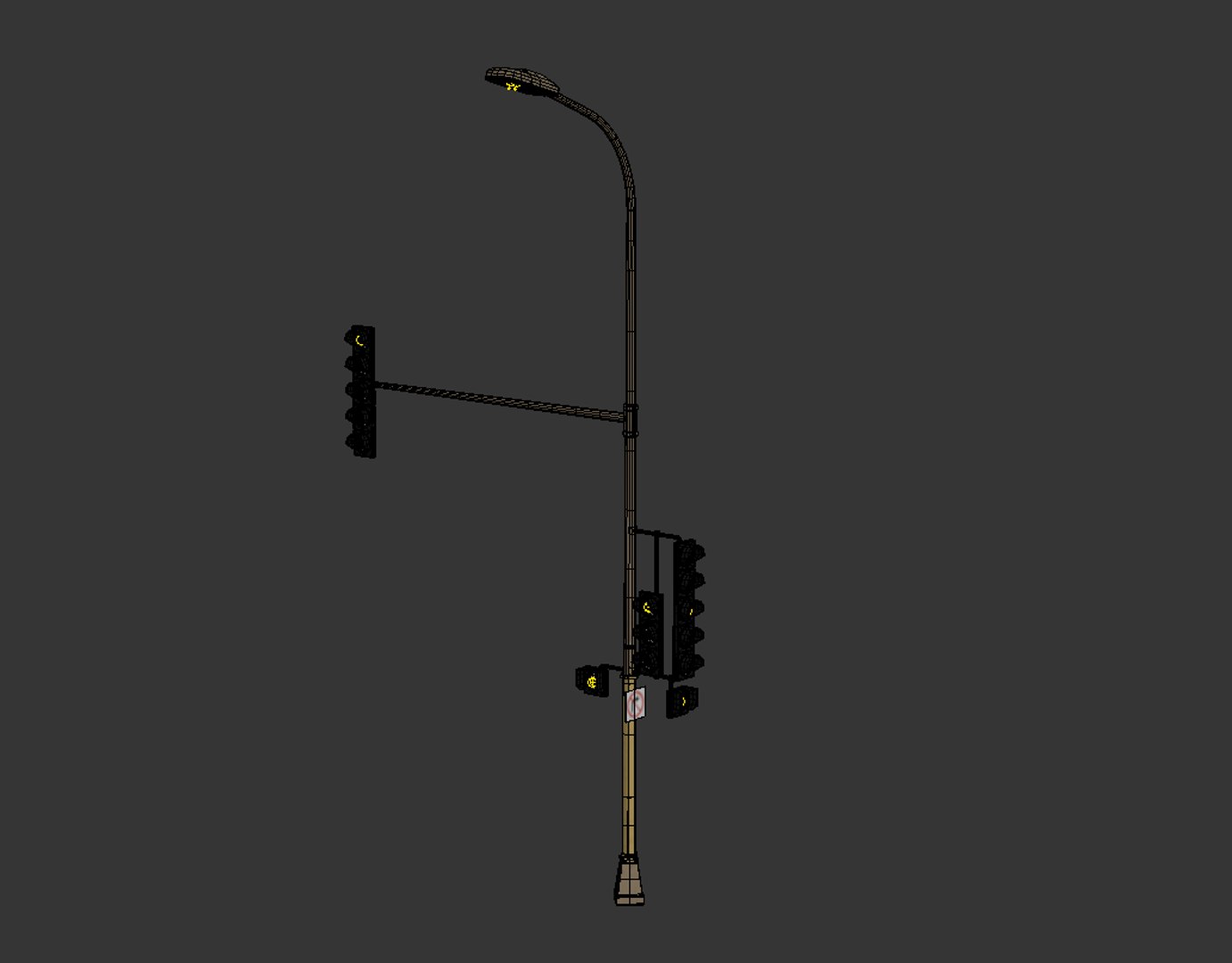 3D Realistic Traffic Lights Model - TurboSquid 1379182