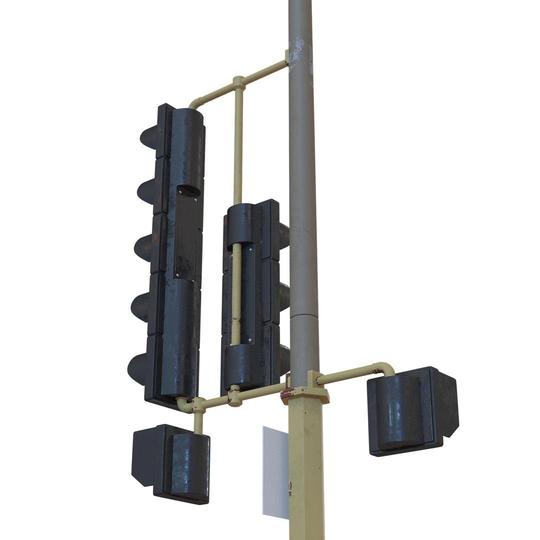 3D Realistic Traffic Lights Model - TurboSquid 1379182