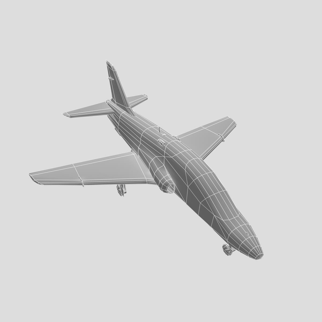 3d British Aerospace Hawk Med Model