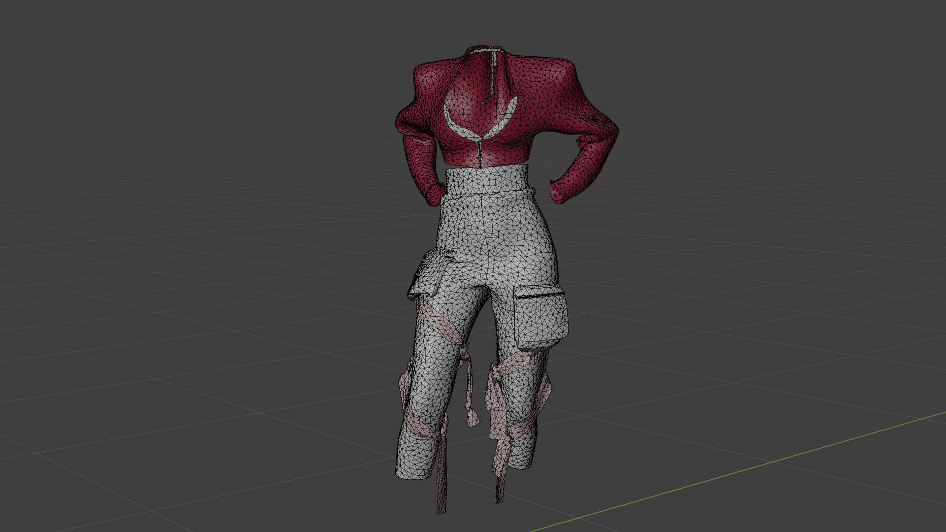 Punk Outfit 3D Model - TurboSquid 2016960