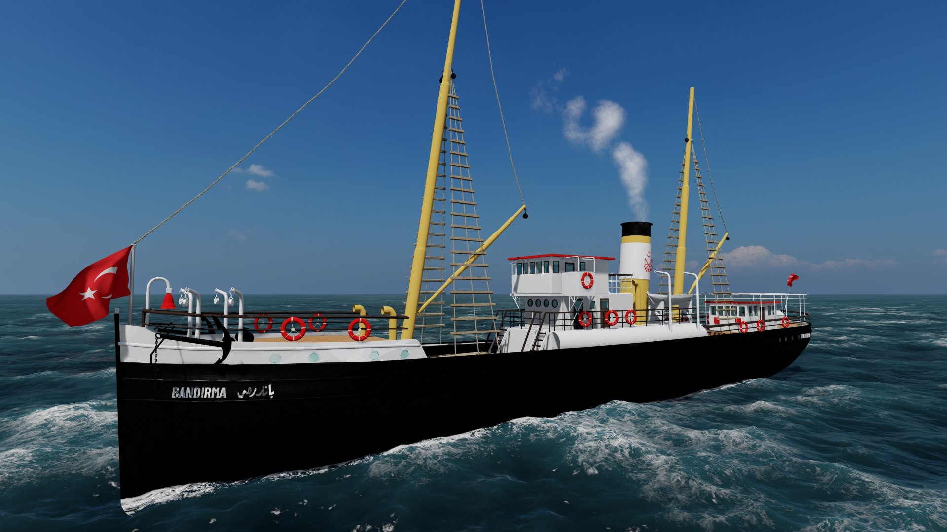 Bandirma Ferry 19 3D Model - TurboSquid 1560890