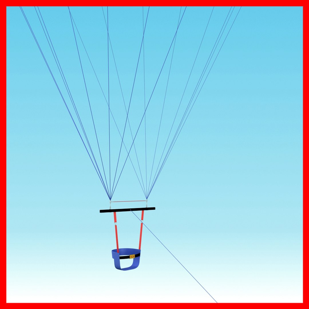 motorboat parasailing 3d model