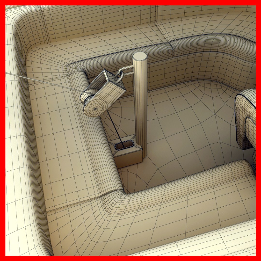 motorboat parasailing 3d model