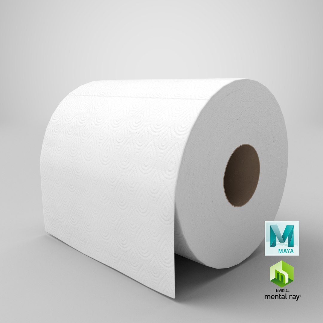 3D Toilet Paper - TurboSquid 1509076