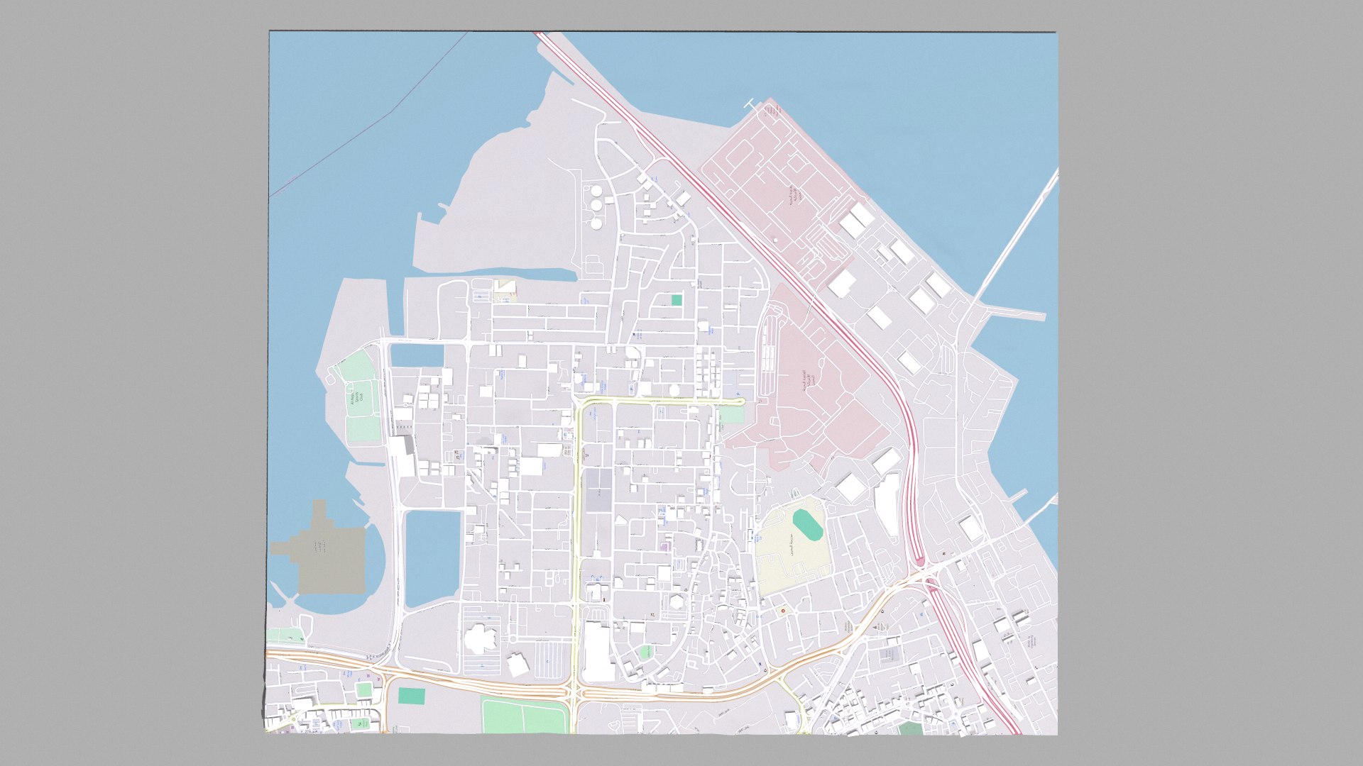 3D Cityscape Manama Kingdom Of Bahrain - TurboSquid 2230123