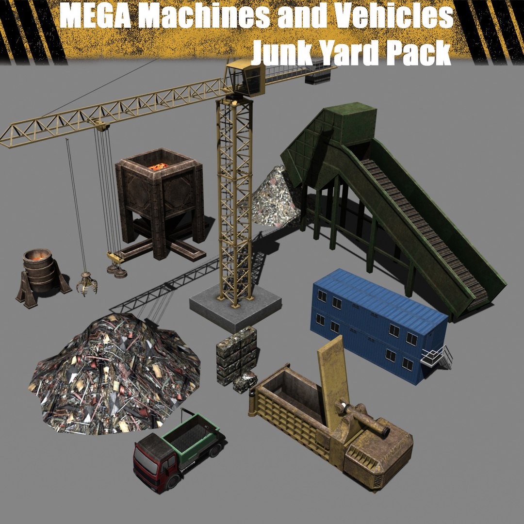 Mega - Junk Yard 3d Model