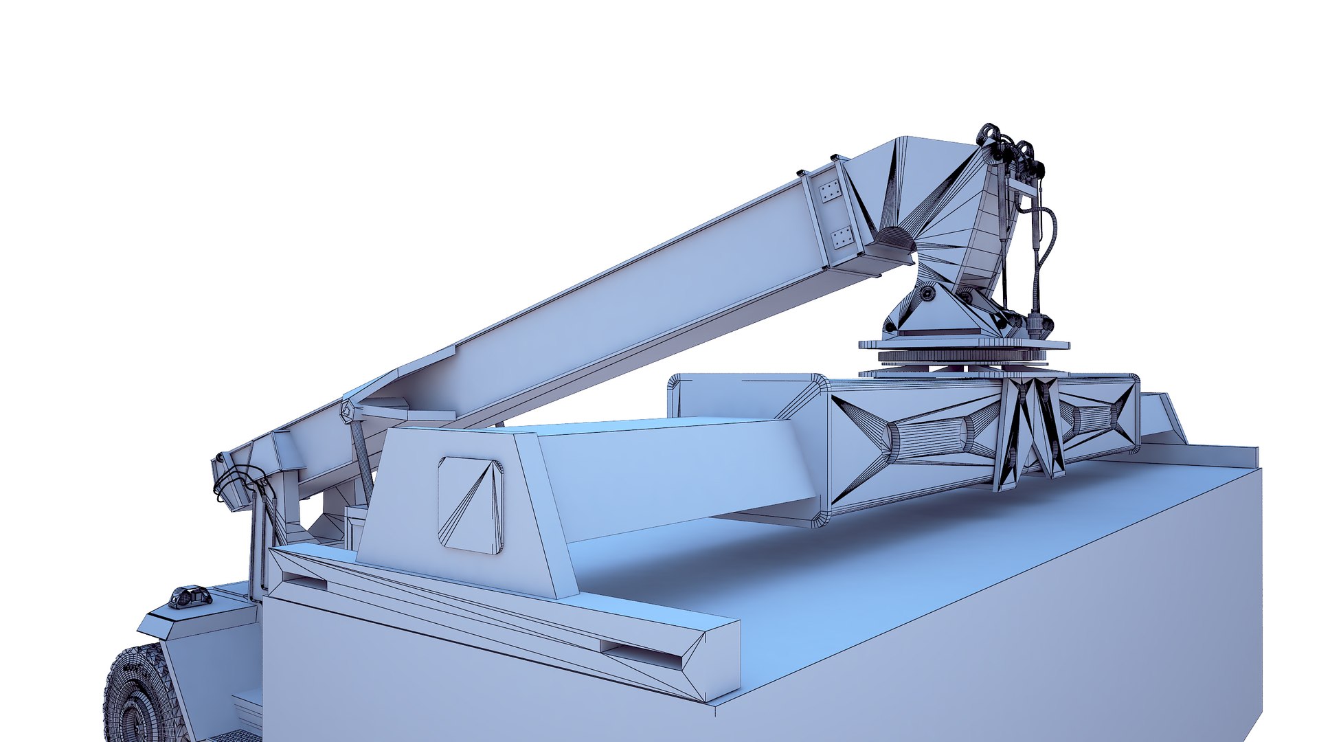 3D model reachstacker reach stacker - TurboSquid 1575974