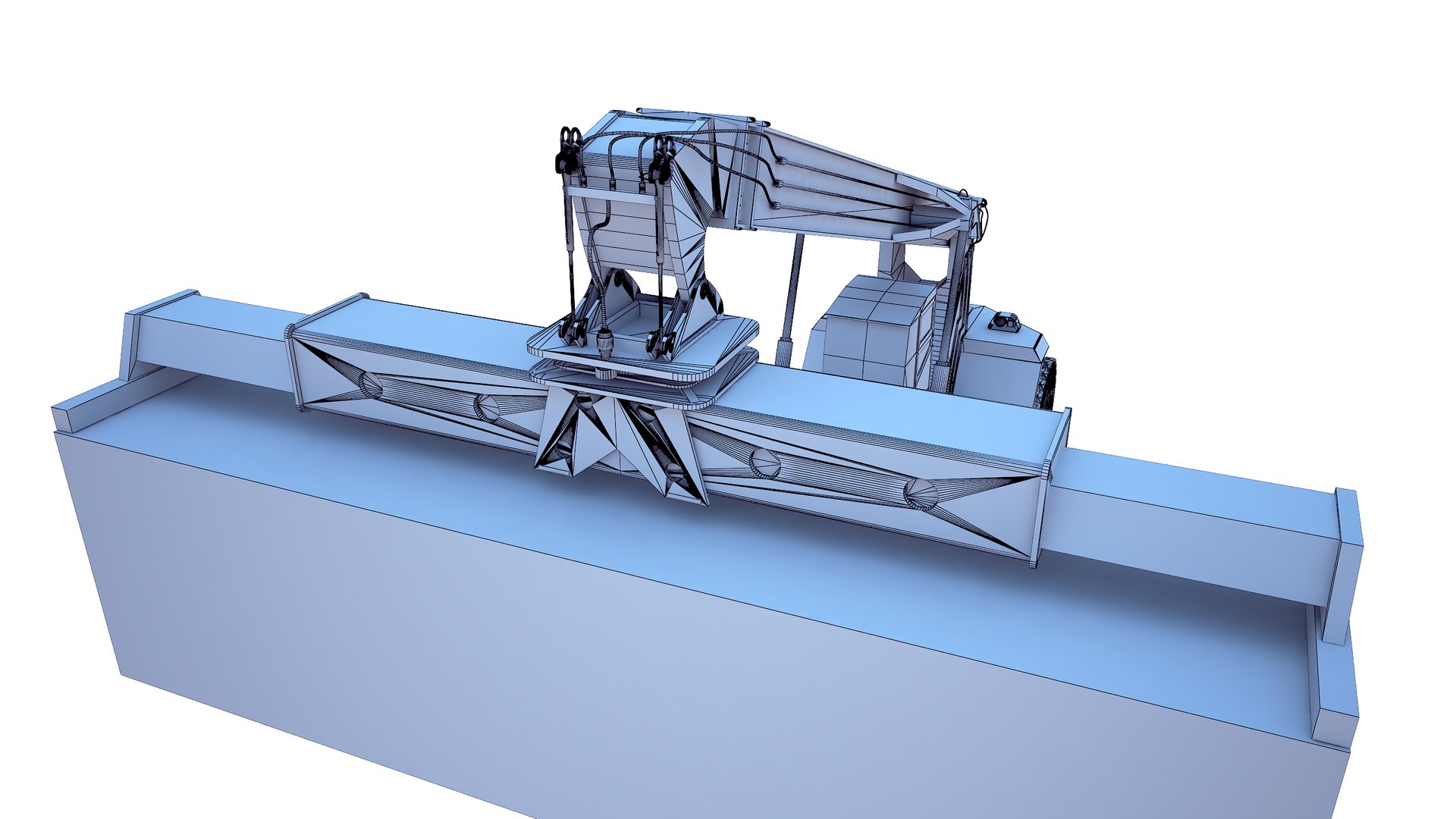 3D model reachstacker reach stacker - TurboSquid 1575974