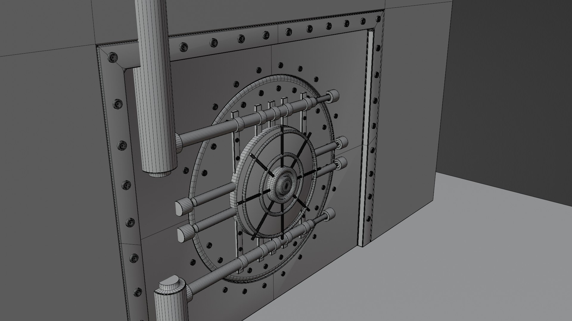 3D Bank Vault - TurboSquid 2066286
