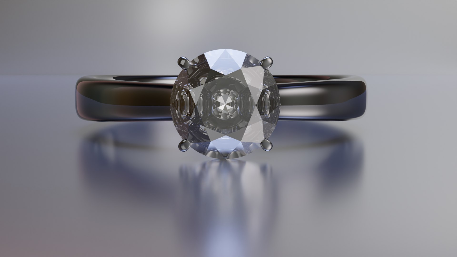 3D Solitaire Ring - TurboSquid 1965727