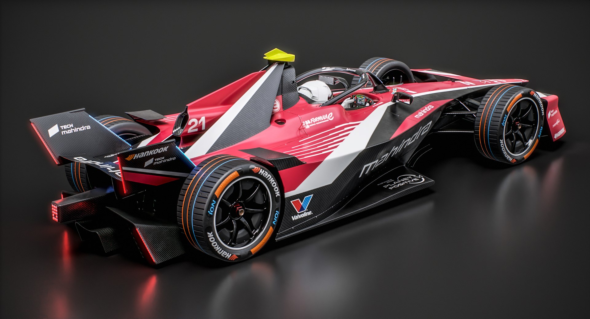 3D Mahindra Racing Formula E 2026 Season 12 Gen3 Race Car Model ...