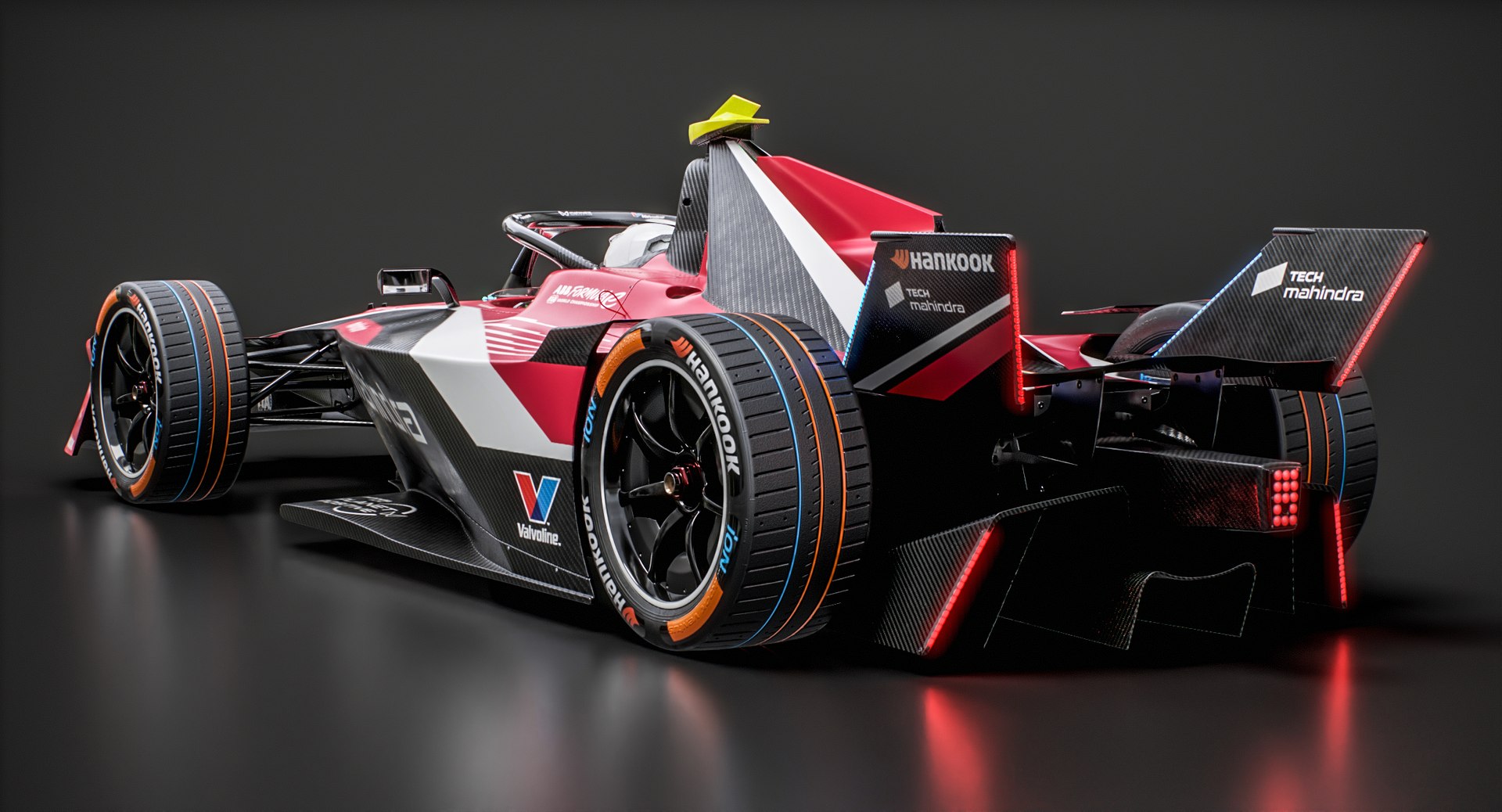 3D Mahindra Racing Formula E 2026 Season 12 Gen3 Race Car Model ...