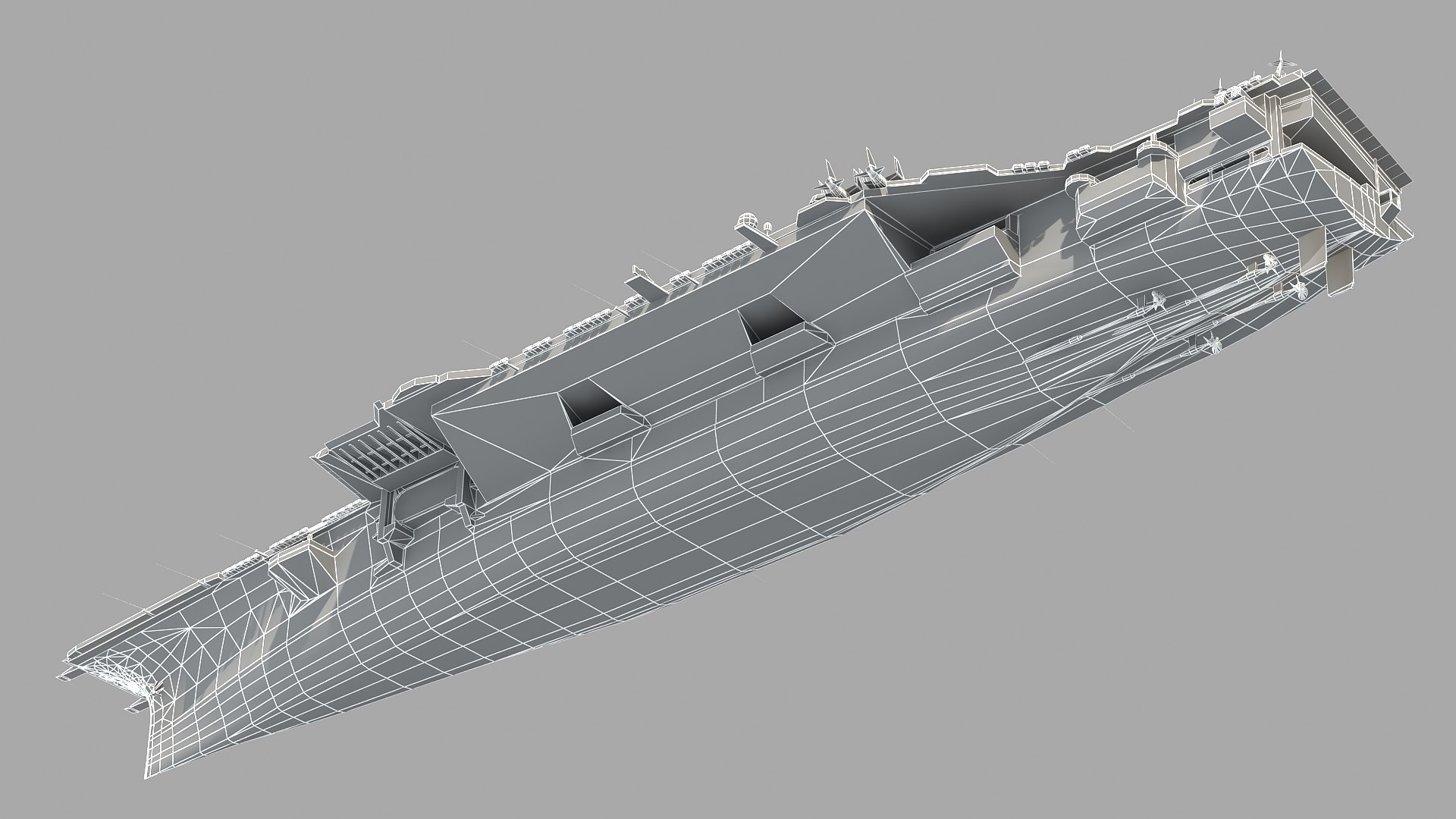USS Forrestal CV-59 3D model - TurboSquid 1878887
