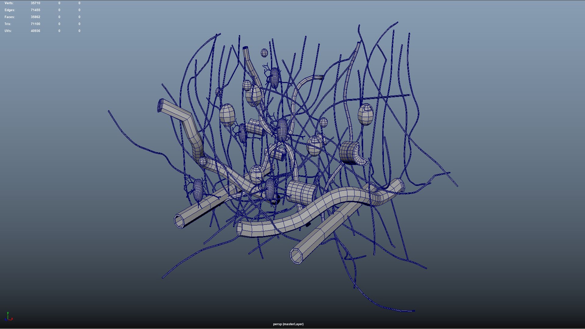 3D Dense Connective Tissue Model - TurboSquid 2191620