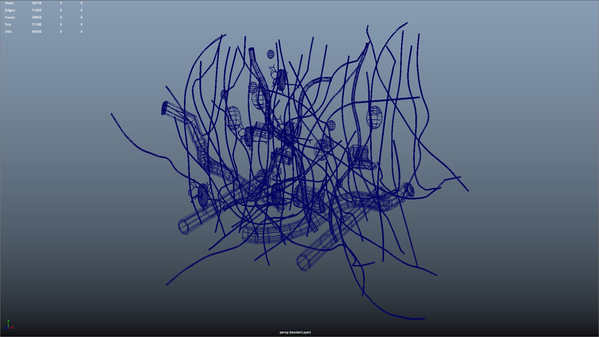 3D Dense Connective Tissue Model - TurboSquid 2191620