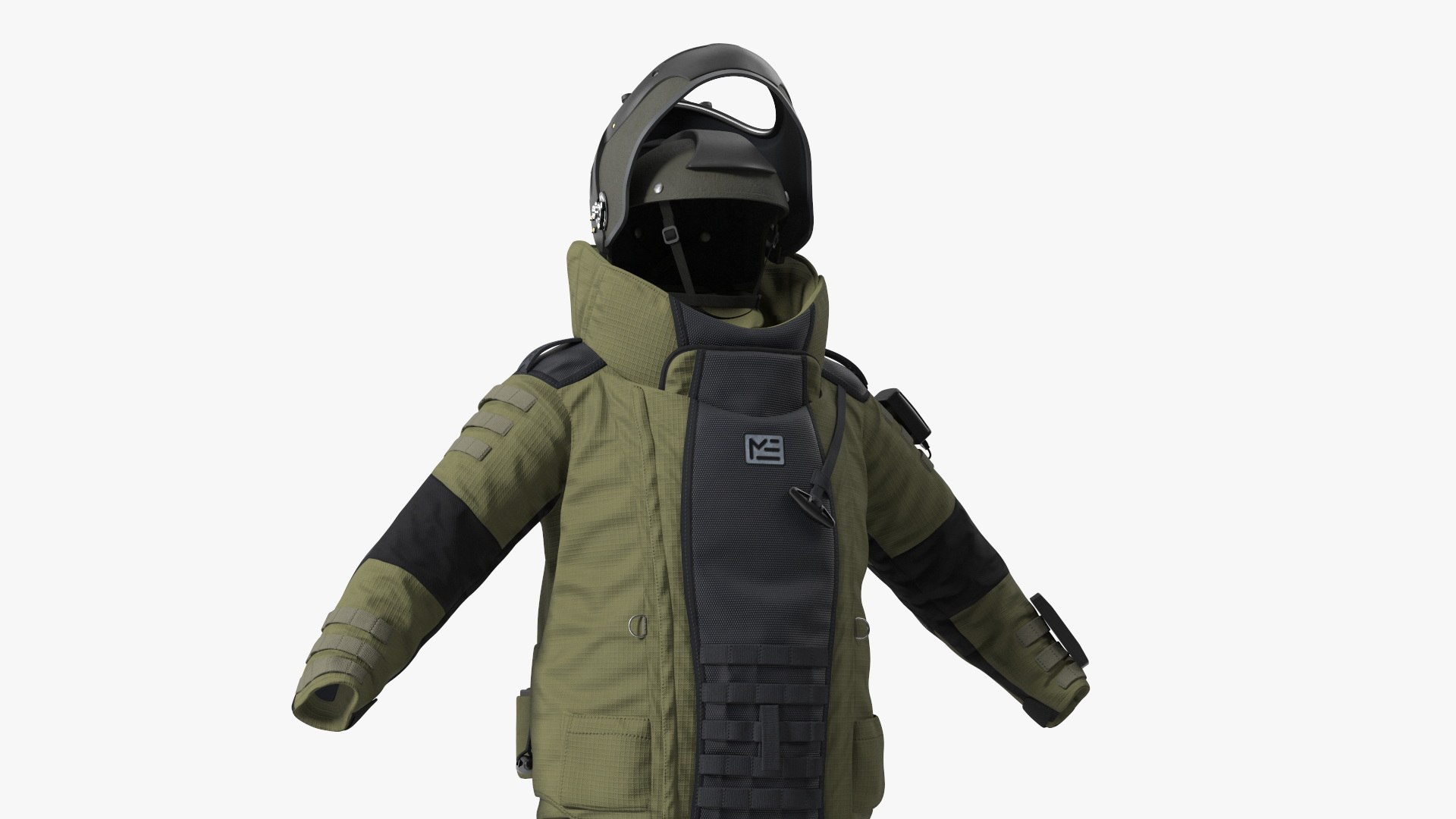 EOD 10 Bomb Suit Without Person Rigged 3D - TurboSquid 2286731