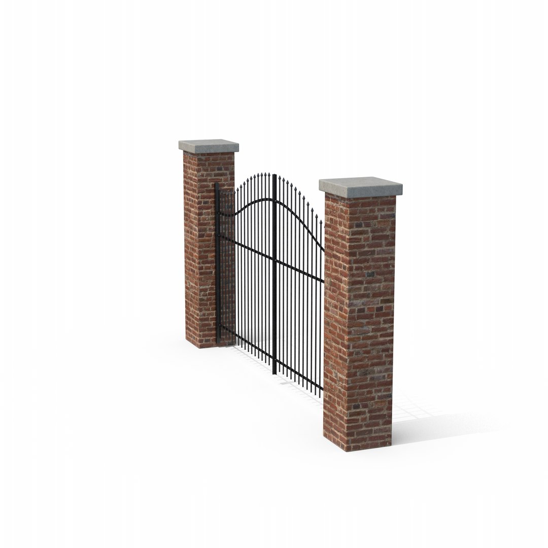 3D Metal Gates - TurboSquid 2193489