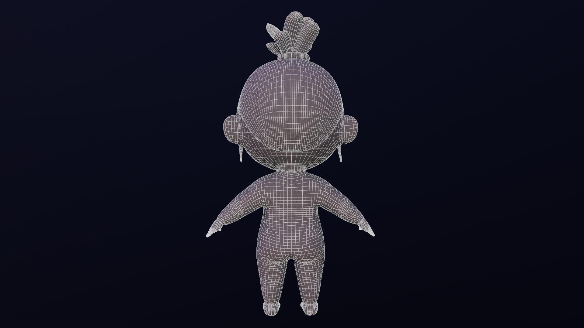 Character Baby Girl Rig 3D Model - TurboSquid 1394237