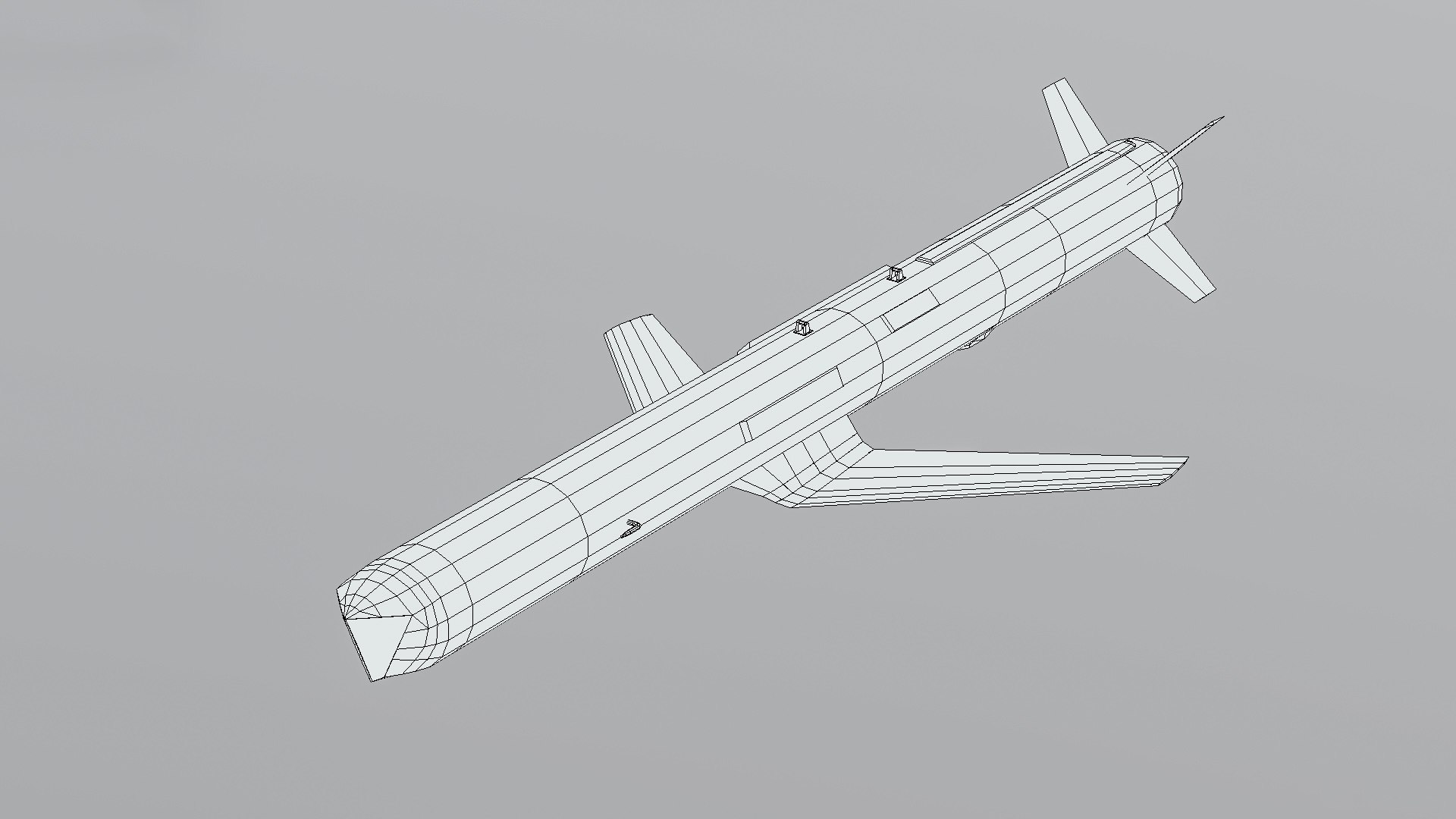 3D AGM-84H-K SLAM-ER - TurboSquid 1724150