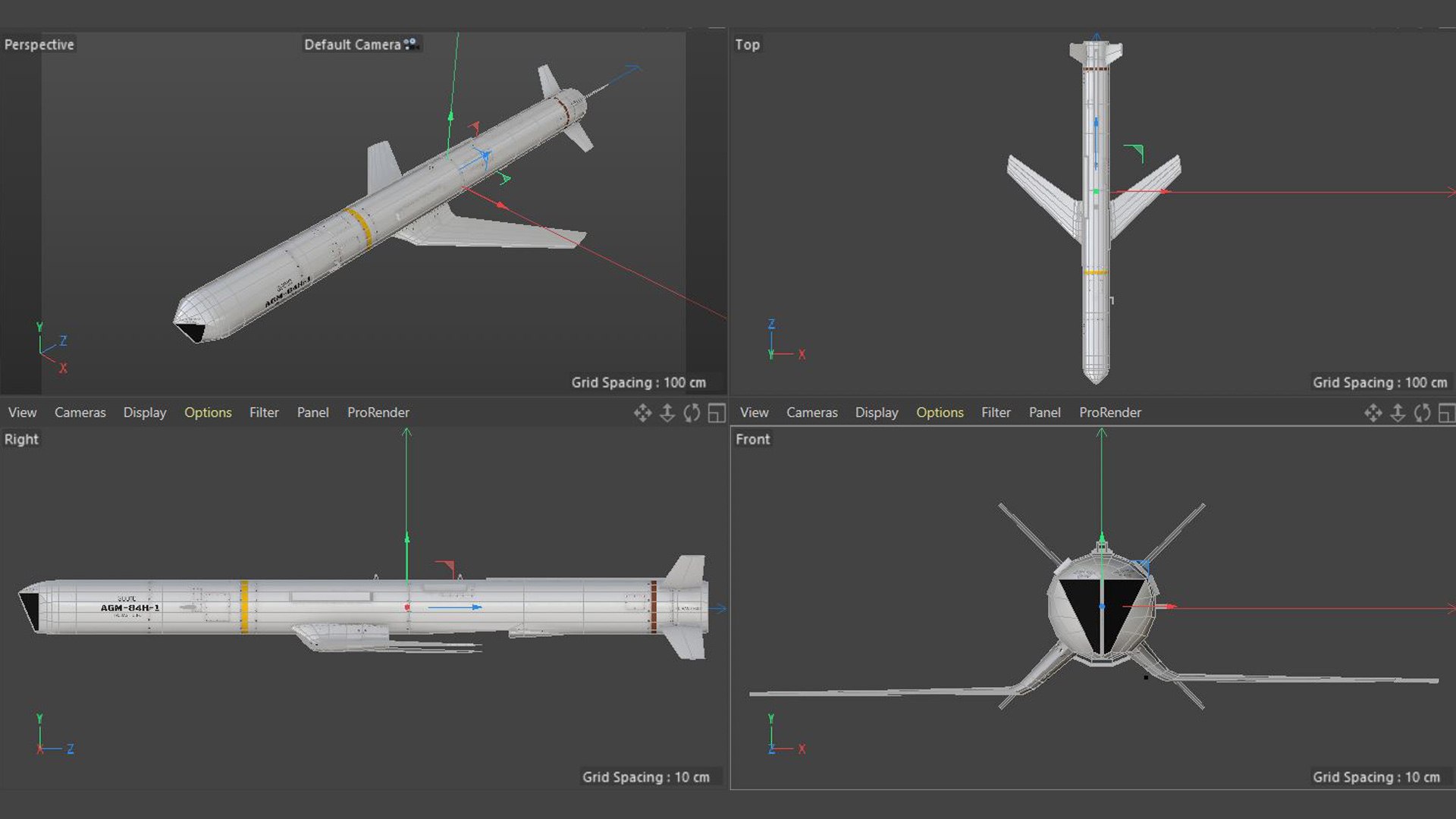 3D AGM-84H-K SLAM-ER - TurboSquid 1724150