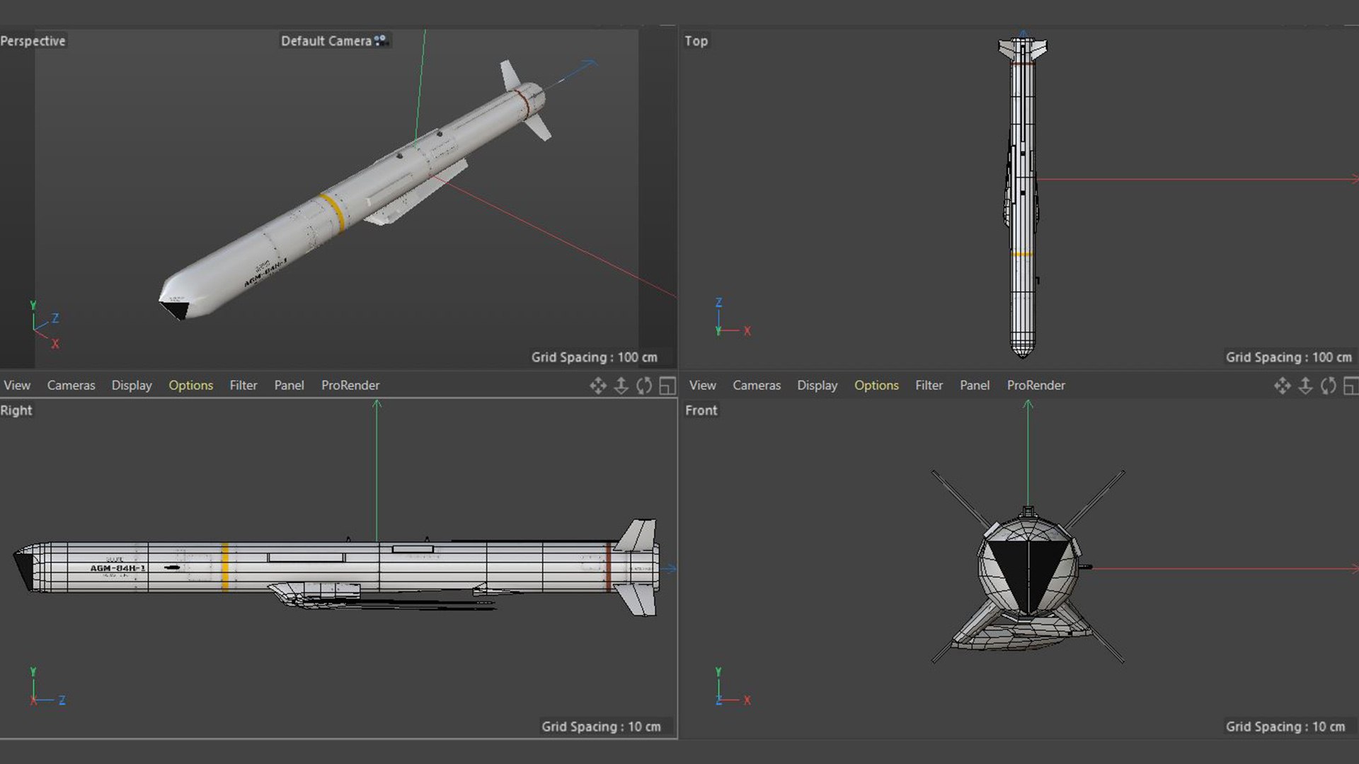 3D AGM-84H-K SLAM-ER - TurboSquid 1724150