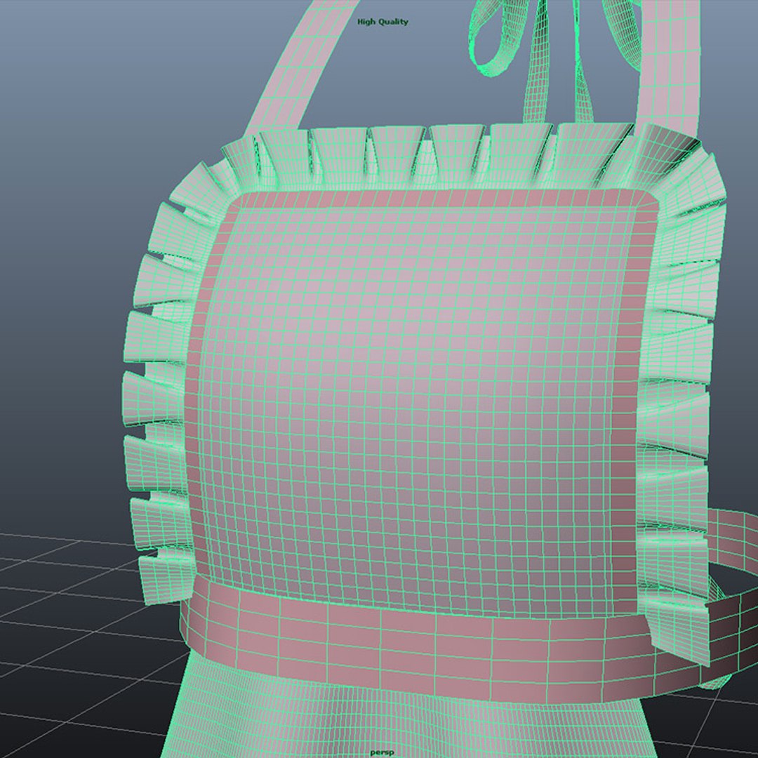 Apron Maid 3d Model