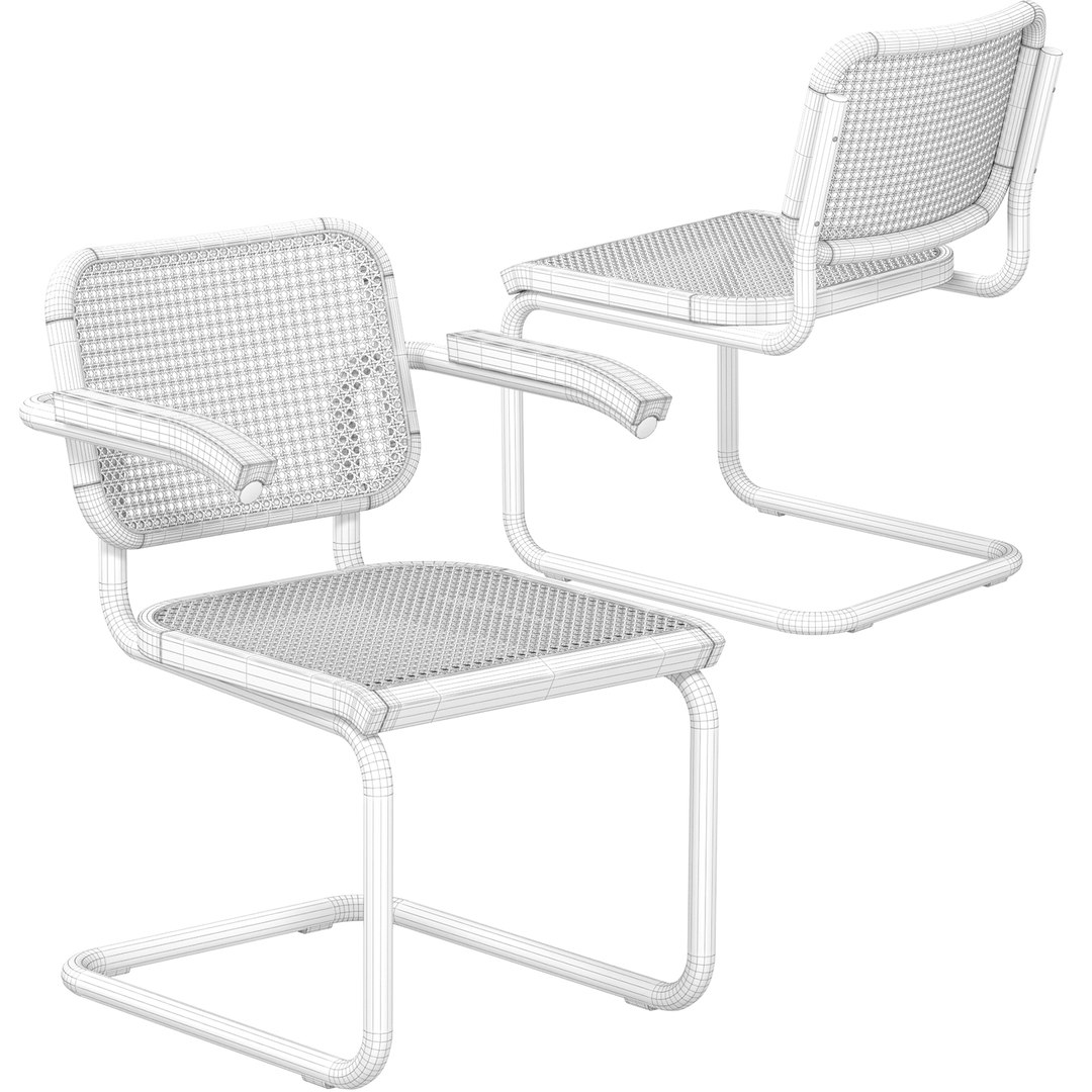 3D Cesca Chair - TurboSquid 1643268