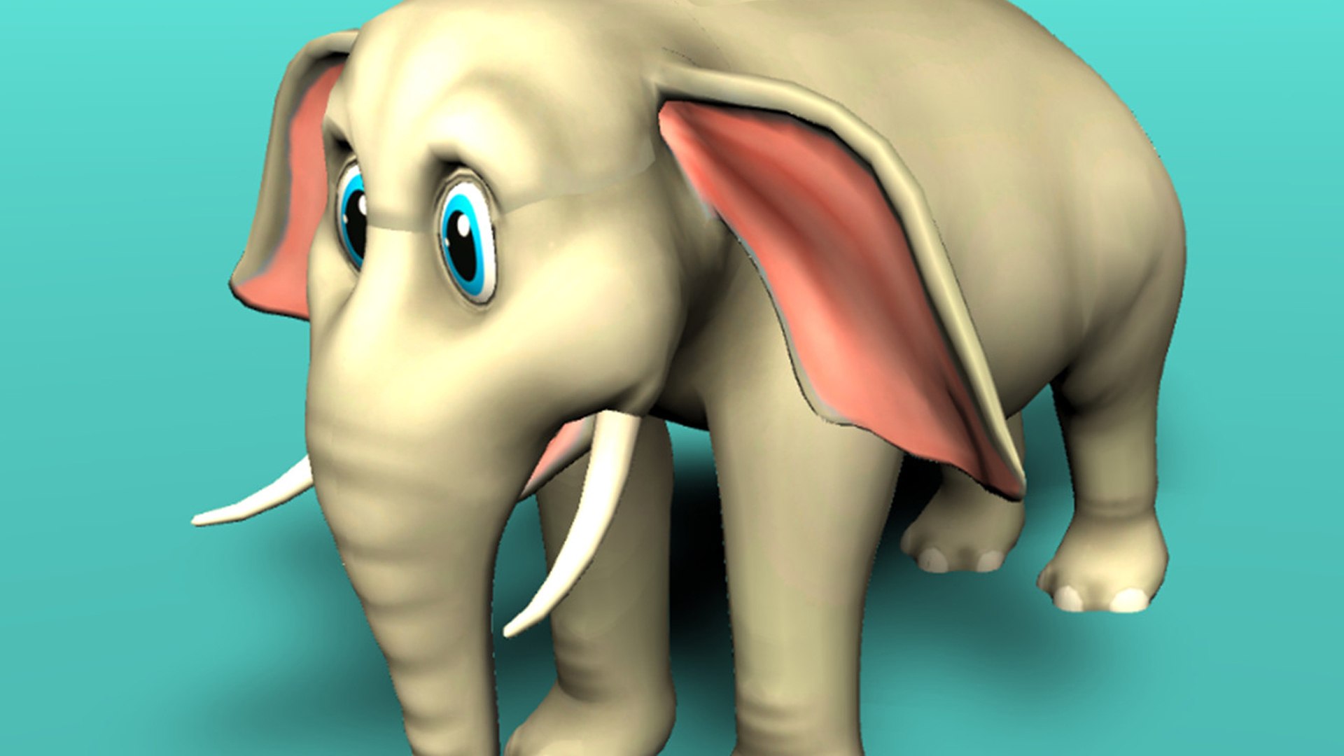 Toon Elephant Animations 3D Model - TurboSquid 1867444
