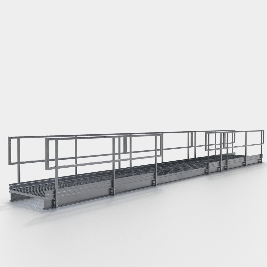3D Walkway Platform - TurboSquid 2416649