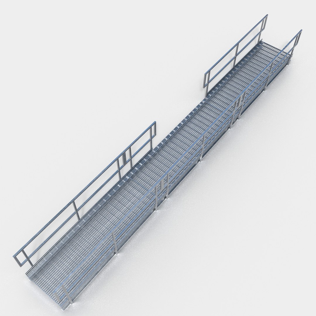3D Walkway Platform - TurboSquid 2416649