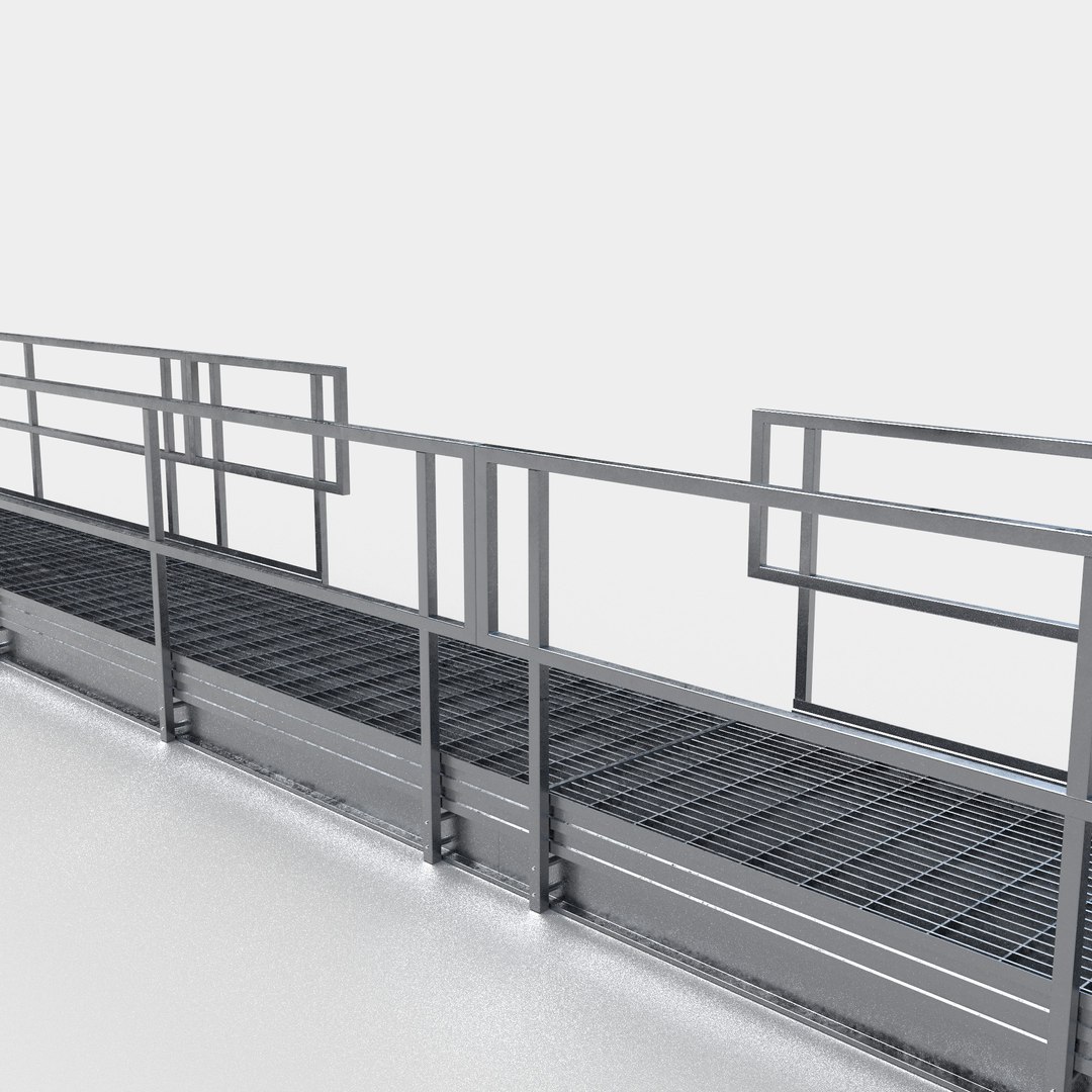 3D Walkway Platform - TurboSquid 2416649