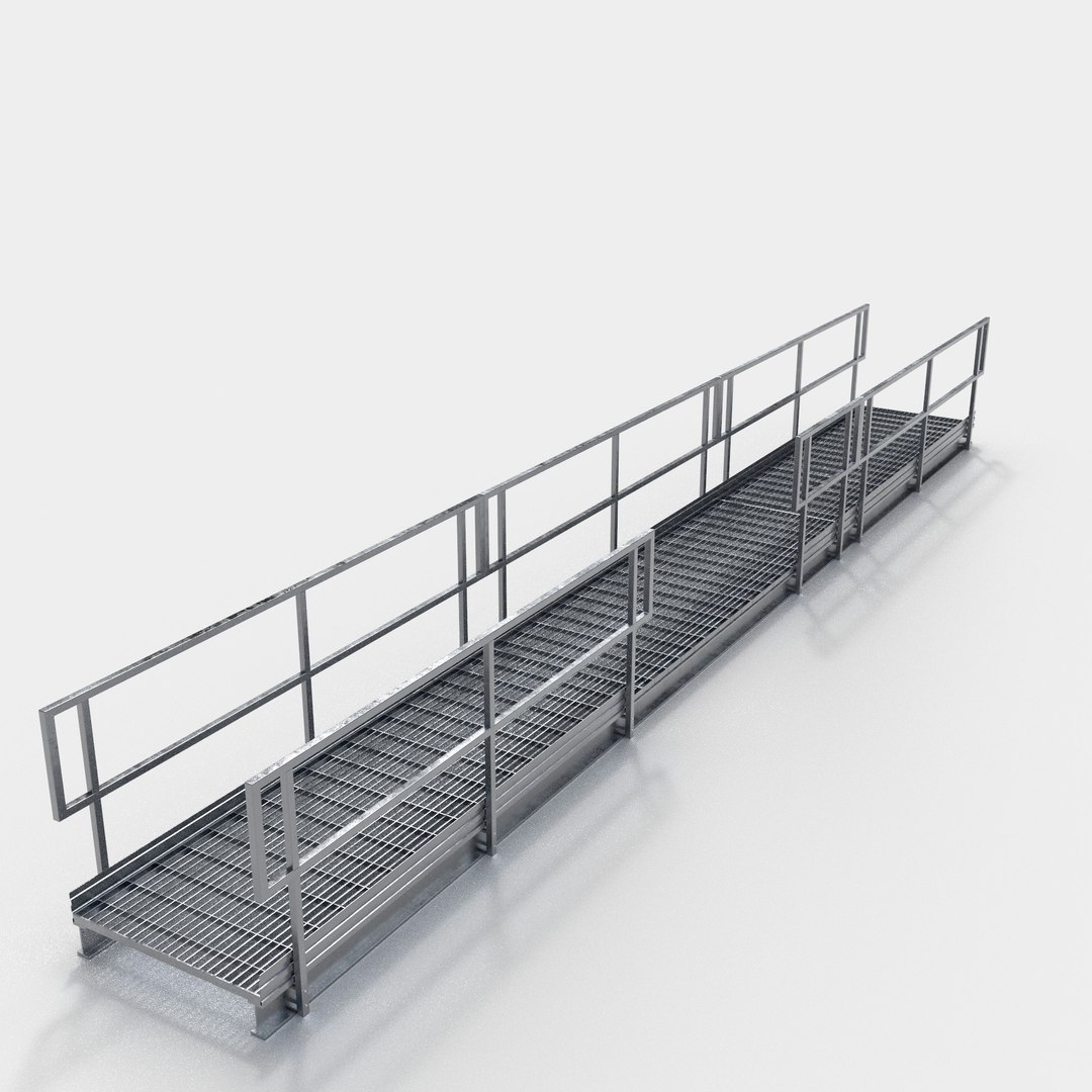 3D Walkway Platform - TurboSquid 2416649