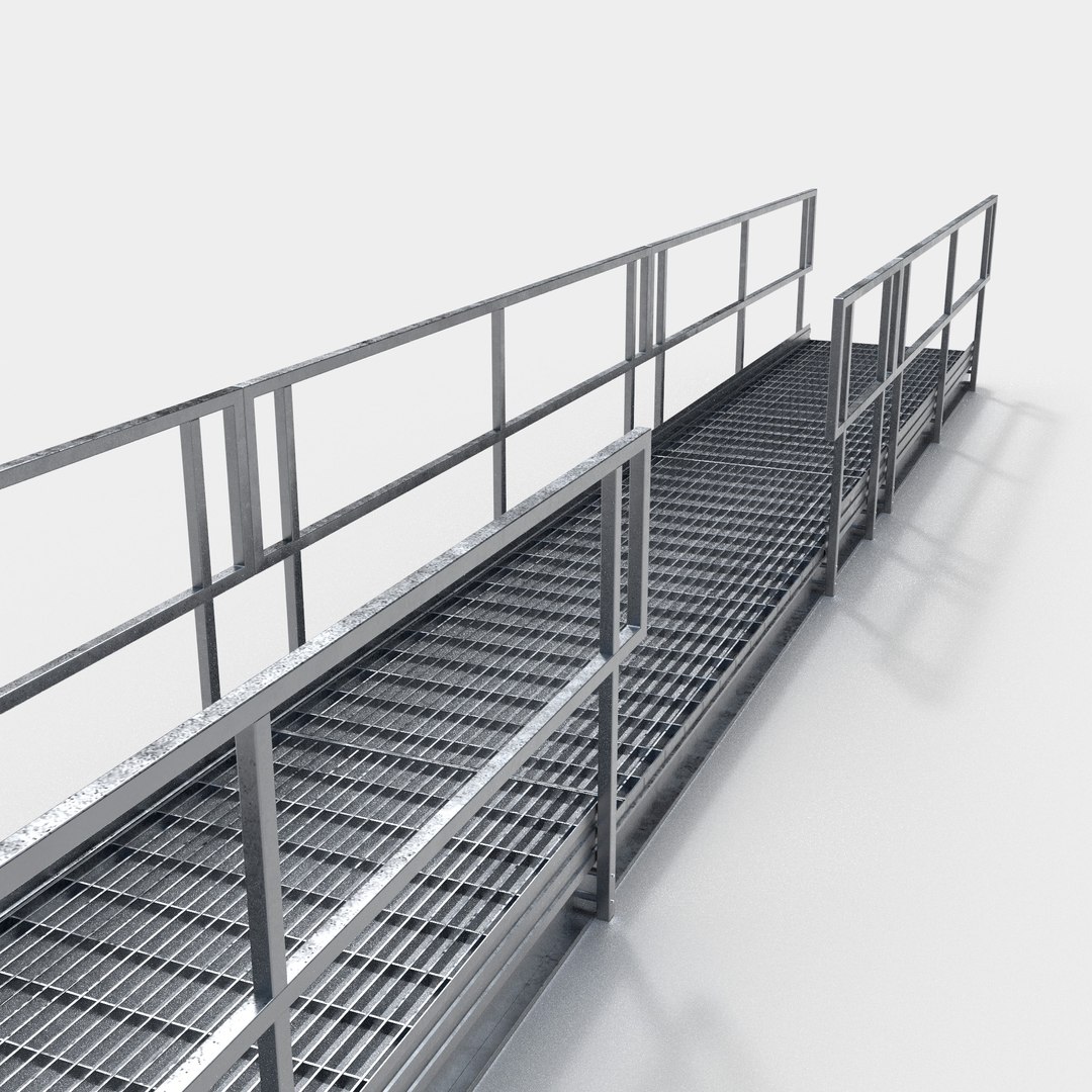 3D Walkway Platform - TurboSquid 2416649