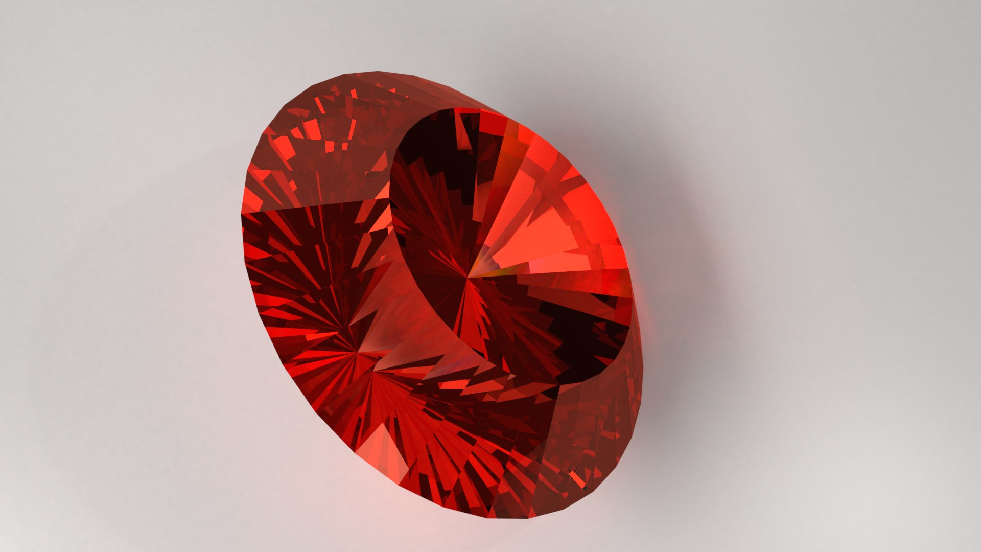 3D Red Diamond - TurboSquid 1605399