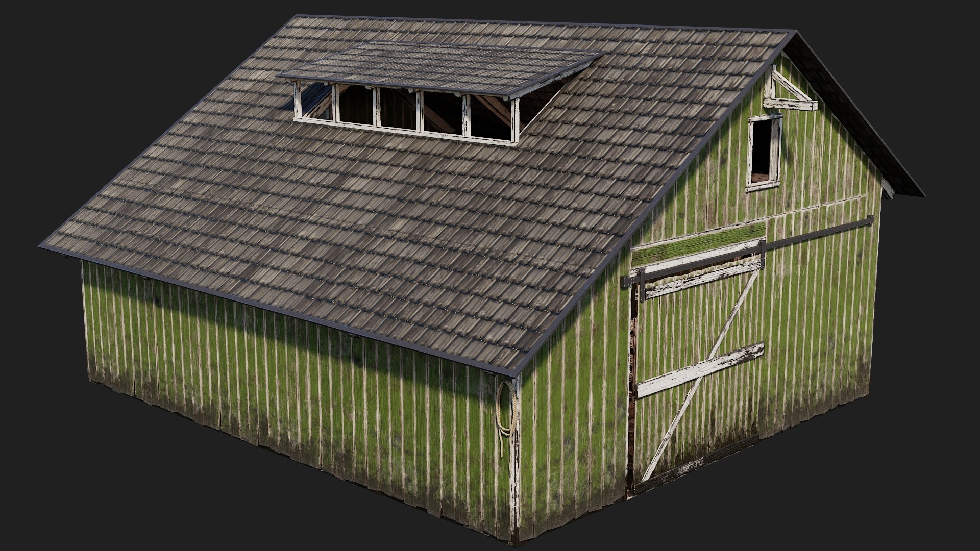 1 - 100 FARM BUILDINGS PACK 4K PBR Textures GameReady Model ...