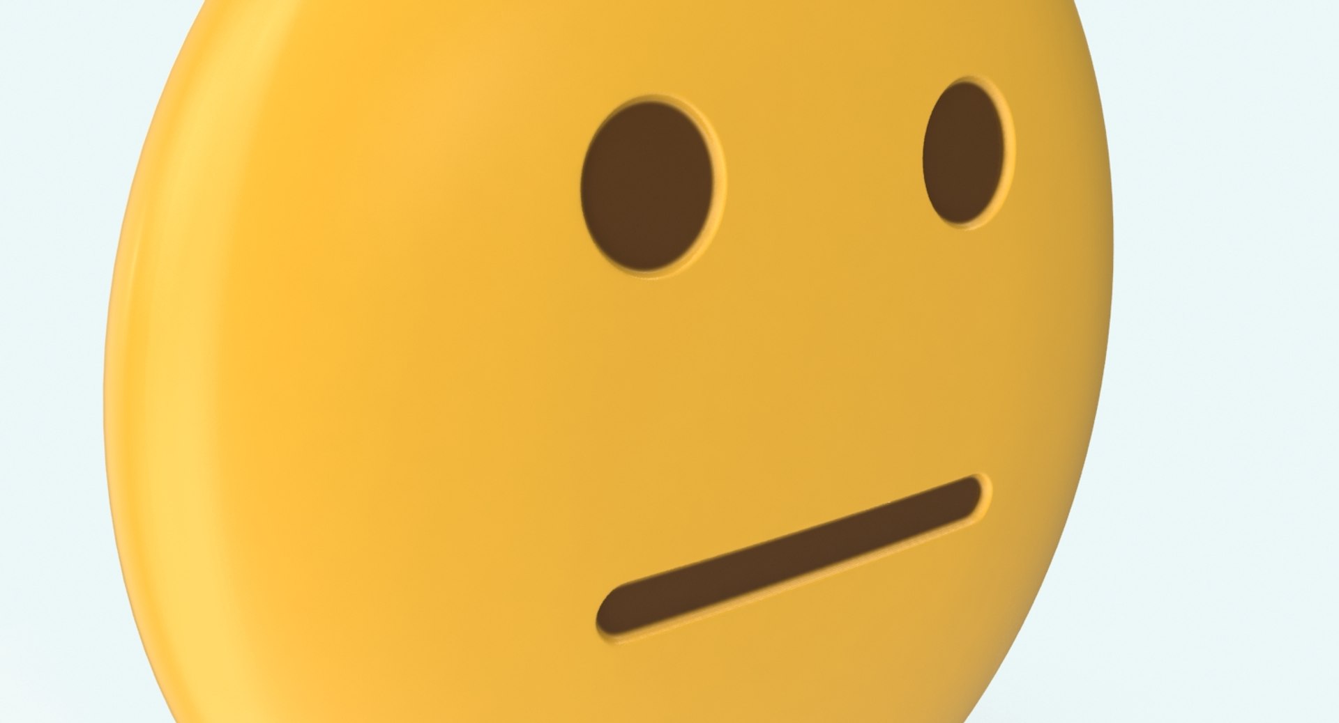 neutral face 3d model