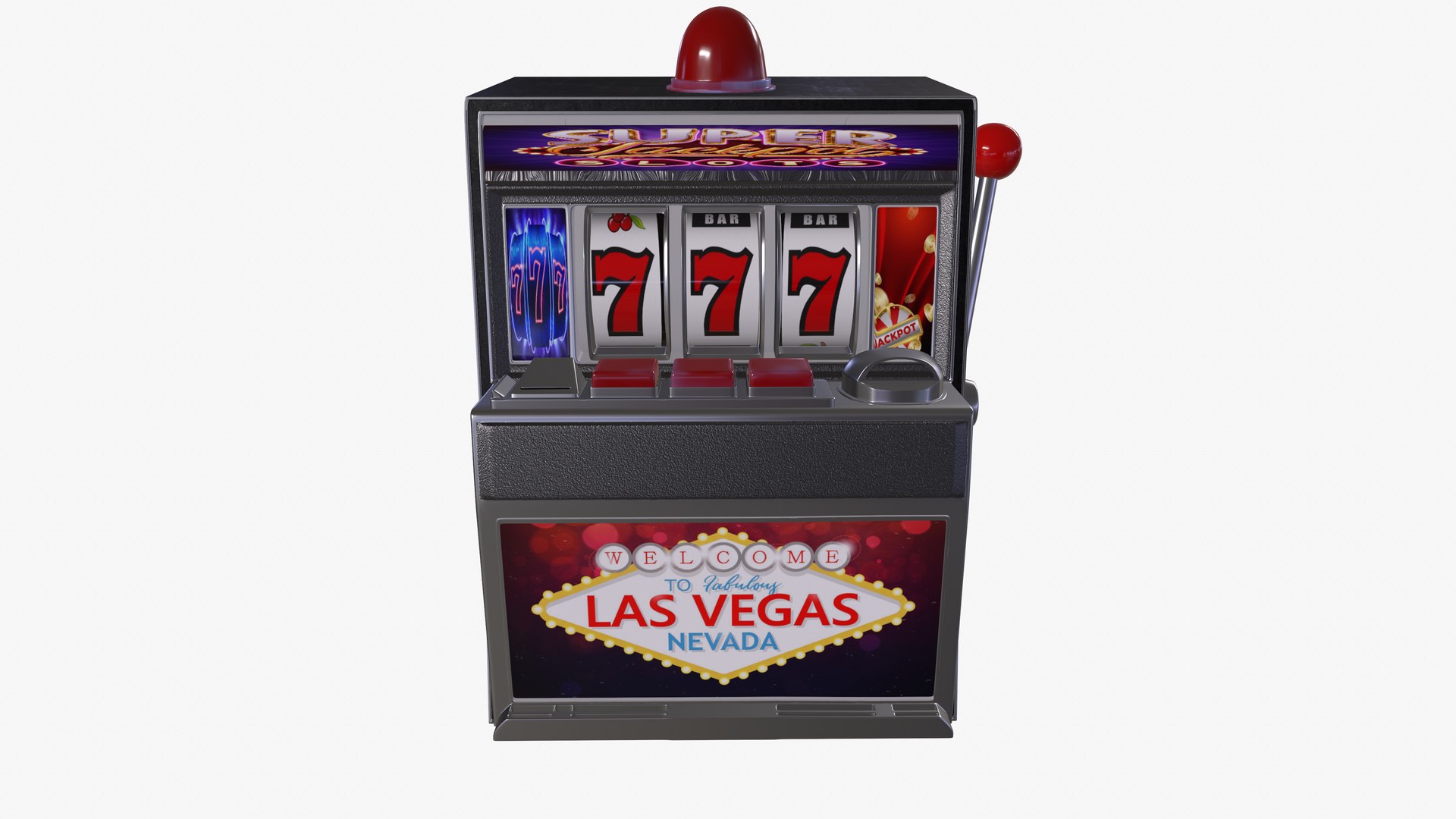 Slot Machine 3D Model - TurboSquid 1874291