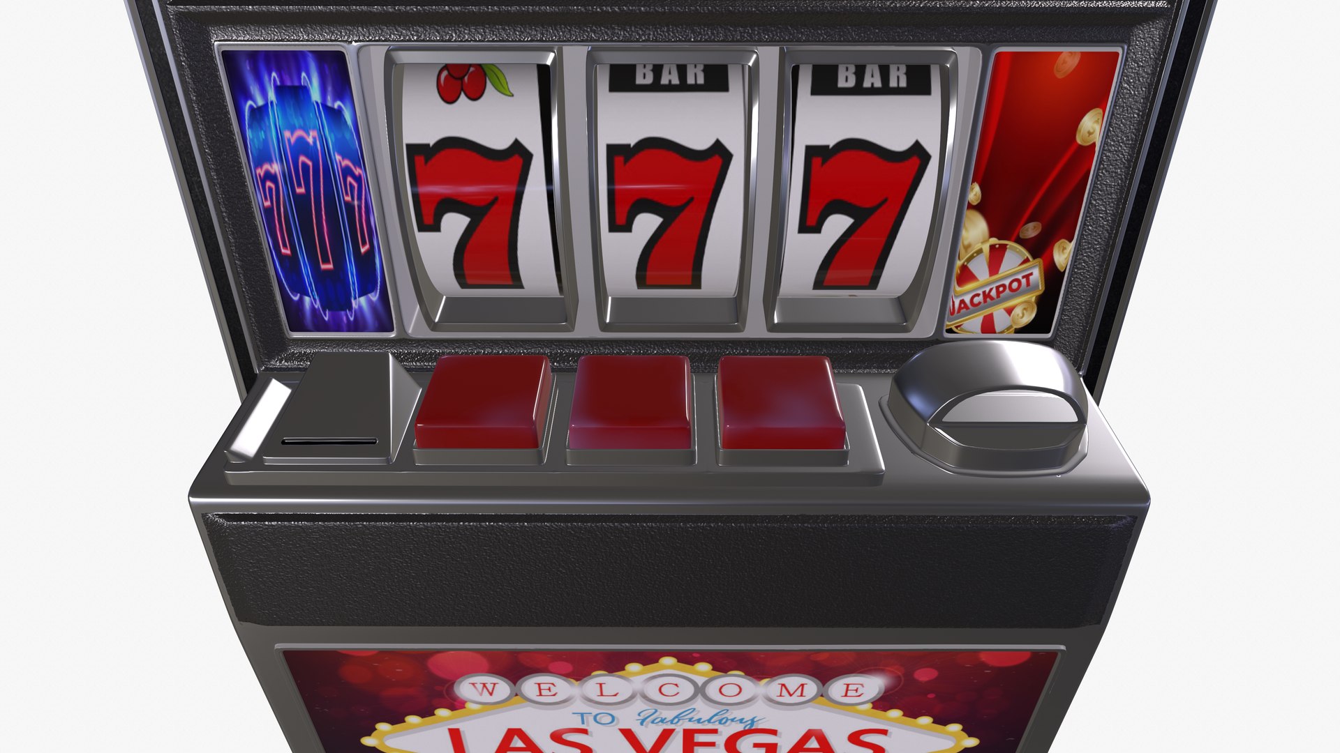Slot Machine 3D Model - TurboSquid 1874291