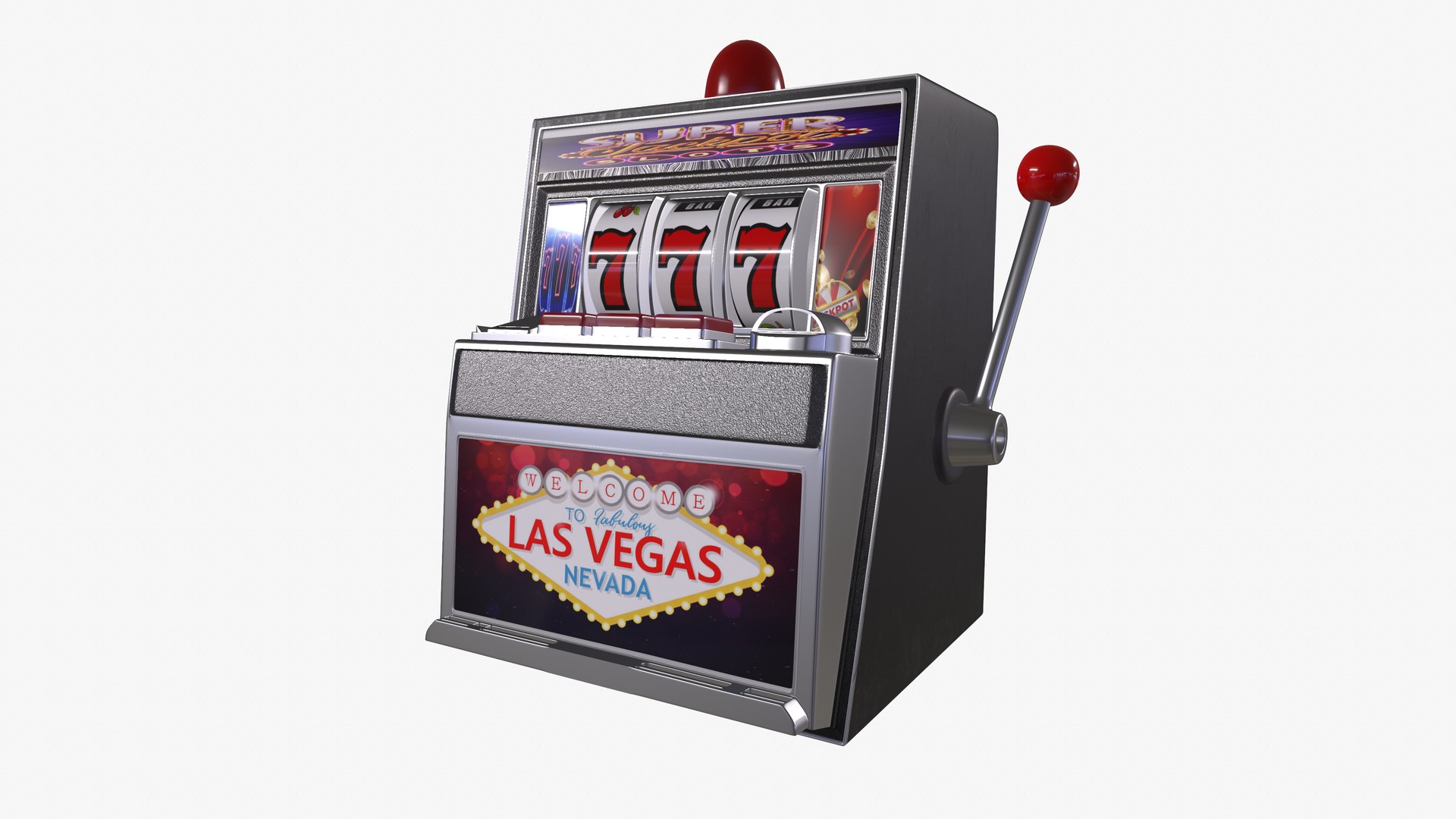 Slot Machine 3D Model - TurboSquid 1874291