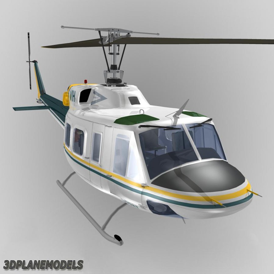Bell 212 Huey Helicopter 3d Model