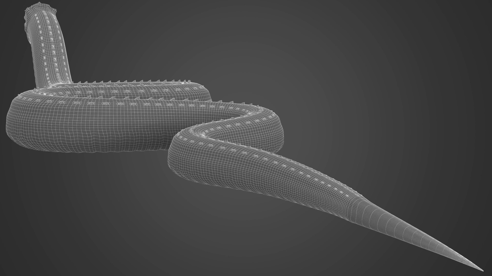 Snake Monster 3D Model - TurboSquid 1544261